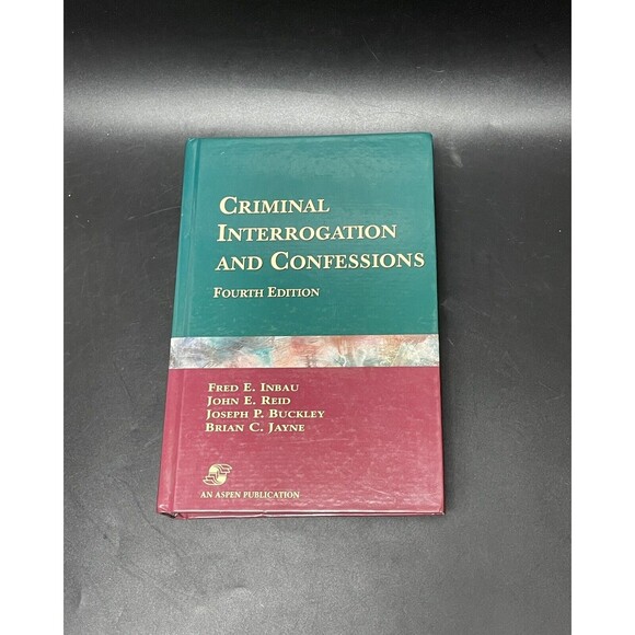 Accents | Criminal Interrogation And Confessions By Fred E Inbau John E ...